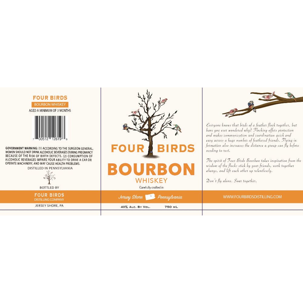 Buy Four Birds Bourbon Whiskey® Online | Bourbon Delivered Nationwide