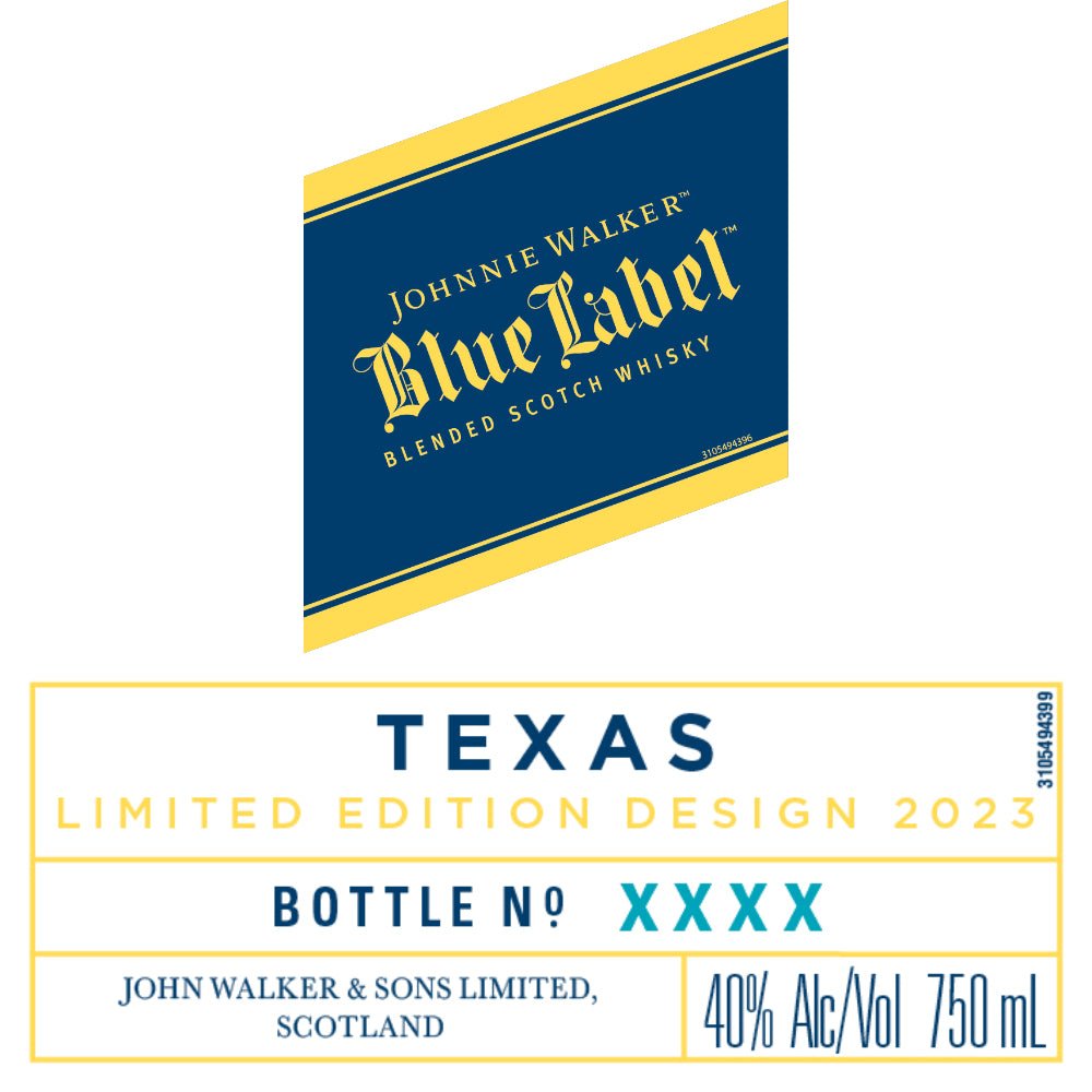 Buy Johnnie Walker Blue Label Texas Limited Edition Design 2023® Online | Scotch Delivered ...