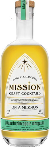 Buy Mission Craft Cocktails Jalapeno Pineapple Margarita 375ml® Online ...