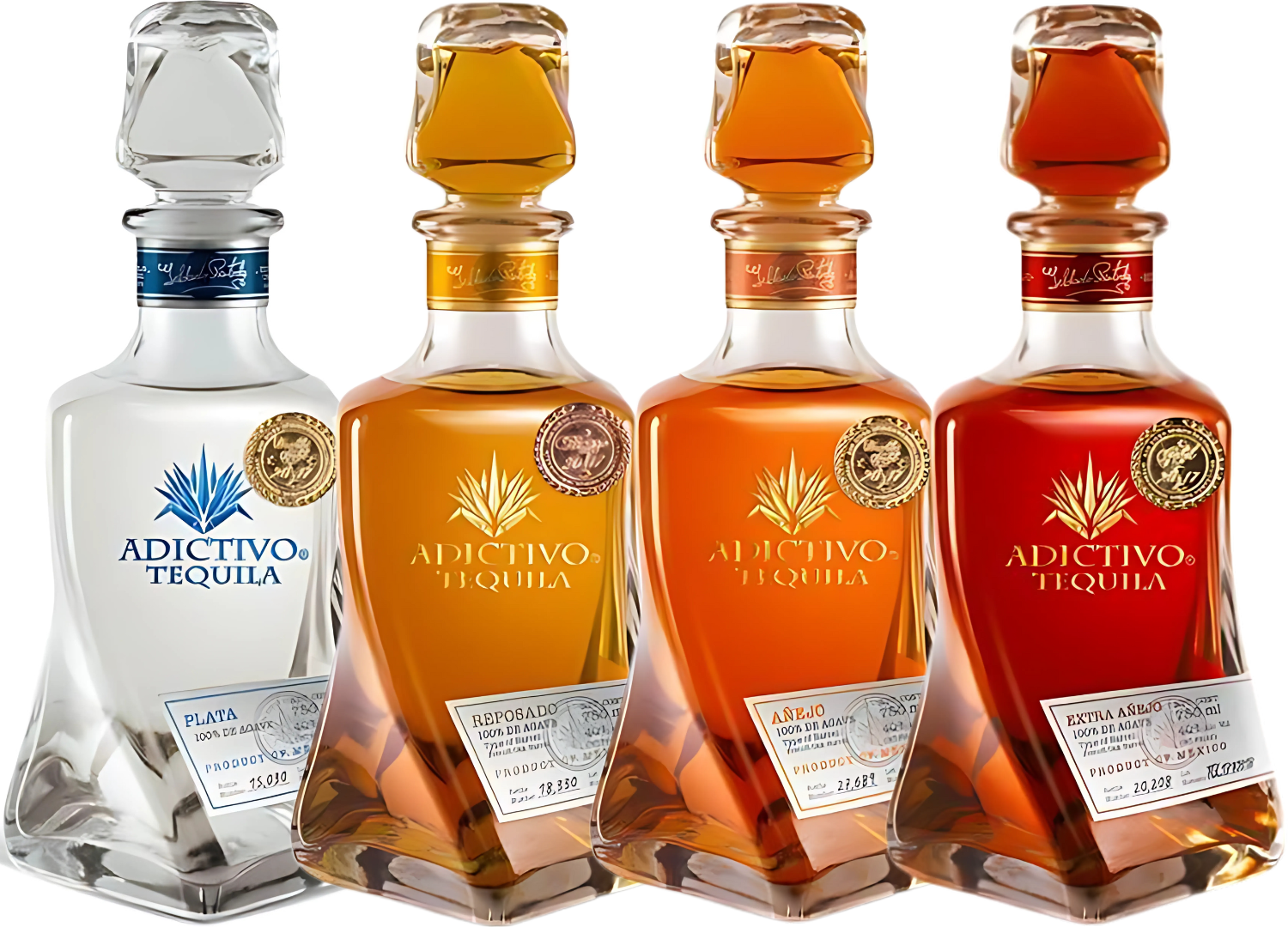 Buy Adictivo Tequila Bundle: Plata, Reposado, Añejo & Extra Añejo ...