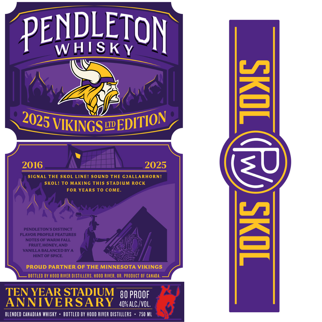 Buy Pendleton Whisky 2025 Minnesota Vikings Limited Edition | Ten-Year ...