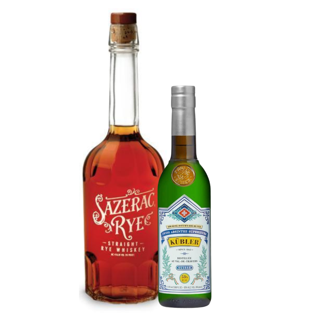 Buy Sazerac Cocktail Mix – Sazerac Rye & Kübler Absinthe Original 375ml ...