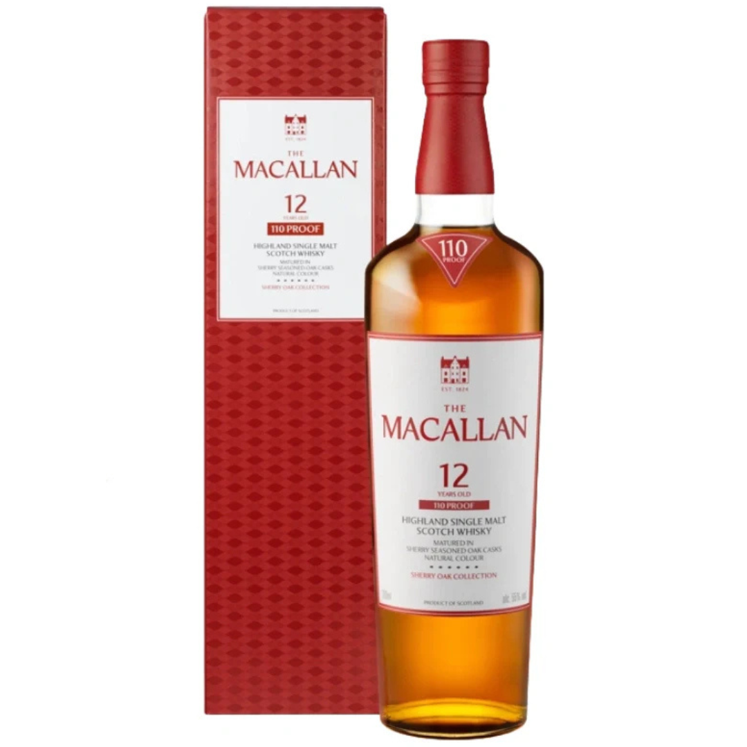 Buy The Macallan Sherry Oak 12 Year 110 Proof Scotch Whisky 750mL ...
