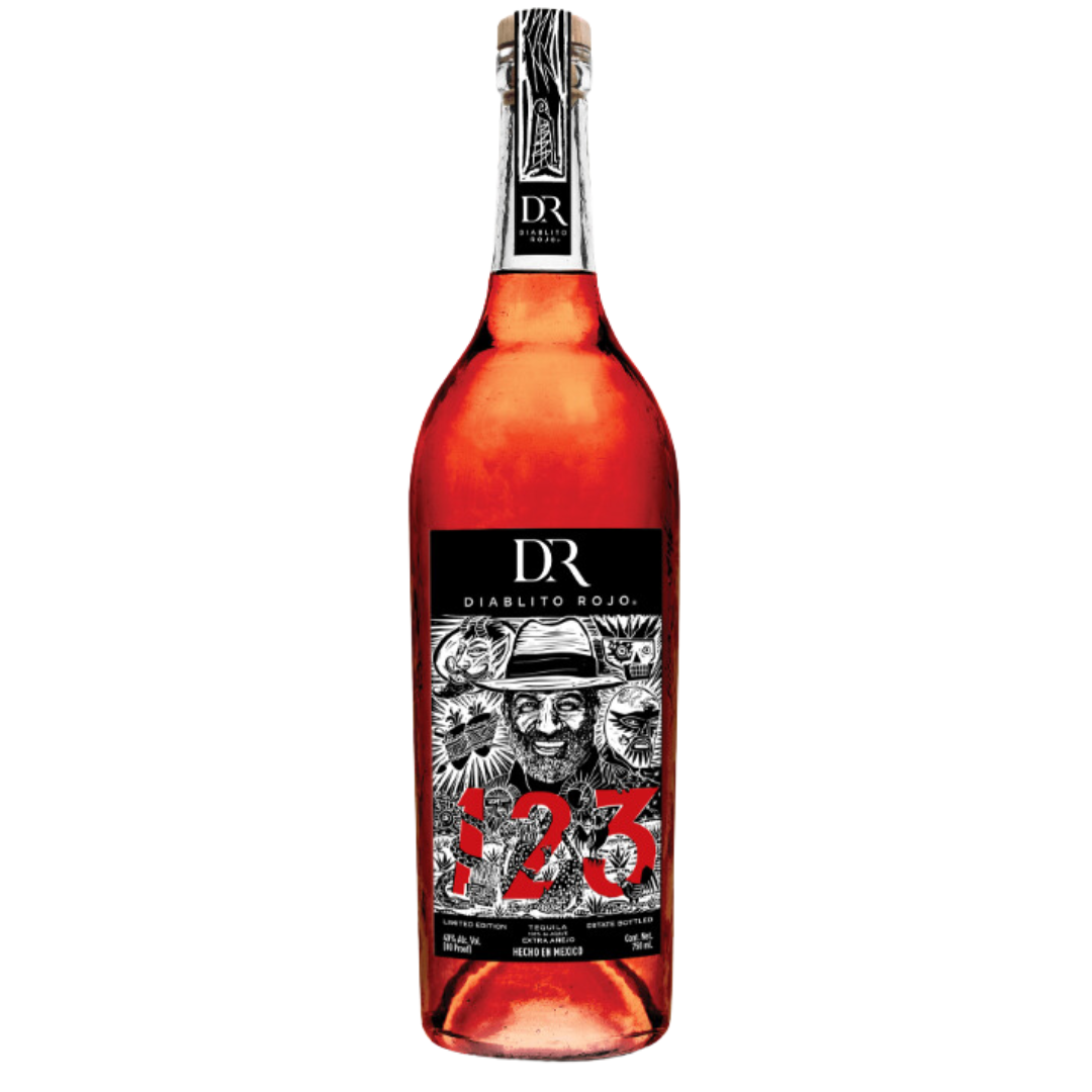 Buy 123 Organic Tequila Diablito Rojo Limited Edition® Online | Tequila ...