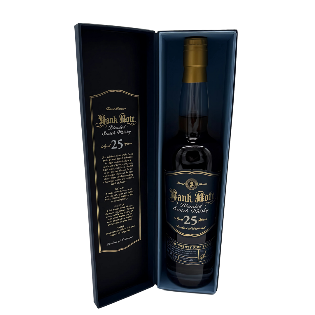 Buy Bank Note 25 Year Old Blended Scotch Whisky Rare Reserve® Online ...