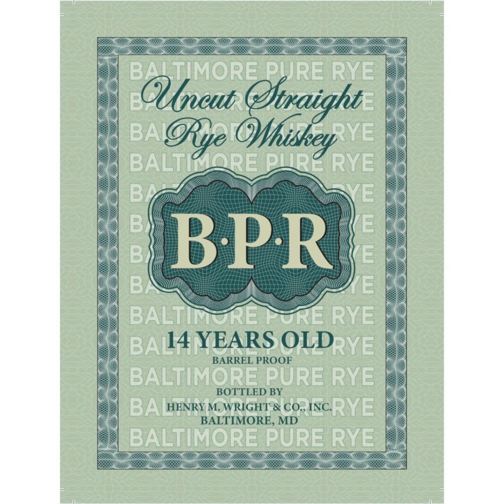 Buy Baltimore Pure Rye 14 Year Old Uncut Straight Rye® Online | Rye ...
