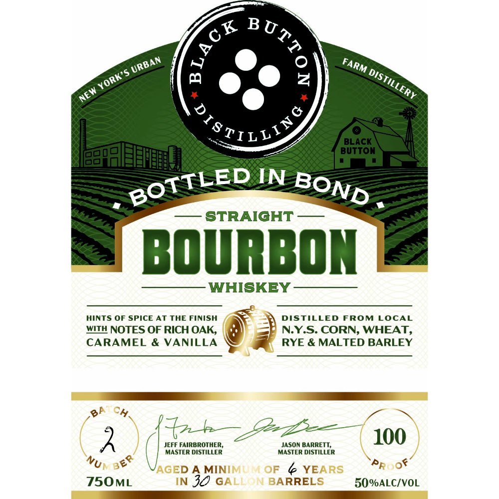 Buy Black Button 6 Year Old Bottled in Bond Bourbon® Online | Bourbon ...