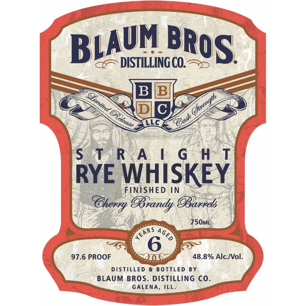 Buy Blaum Bros 6 Year Old Straight Rye Finished in Cherry Brandy ...