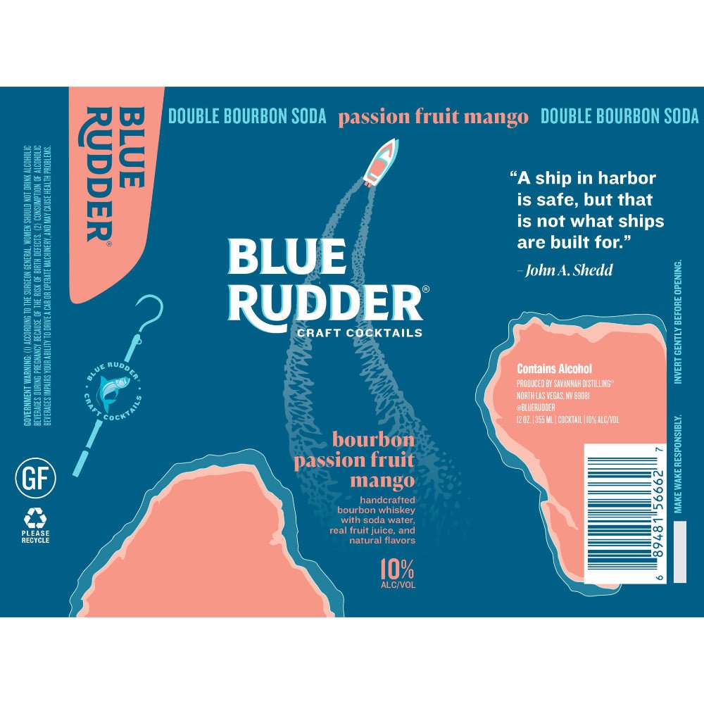 Buy Blue Rudder Bourbon Passion Fruit Mango Cocktail® Online | Ready-To ...