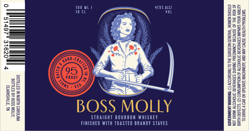 Buy Boss Molly Straight Bourbon Whiskey® Online | Delivered Nationwide