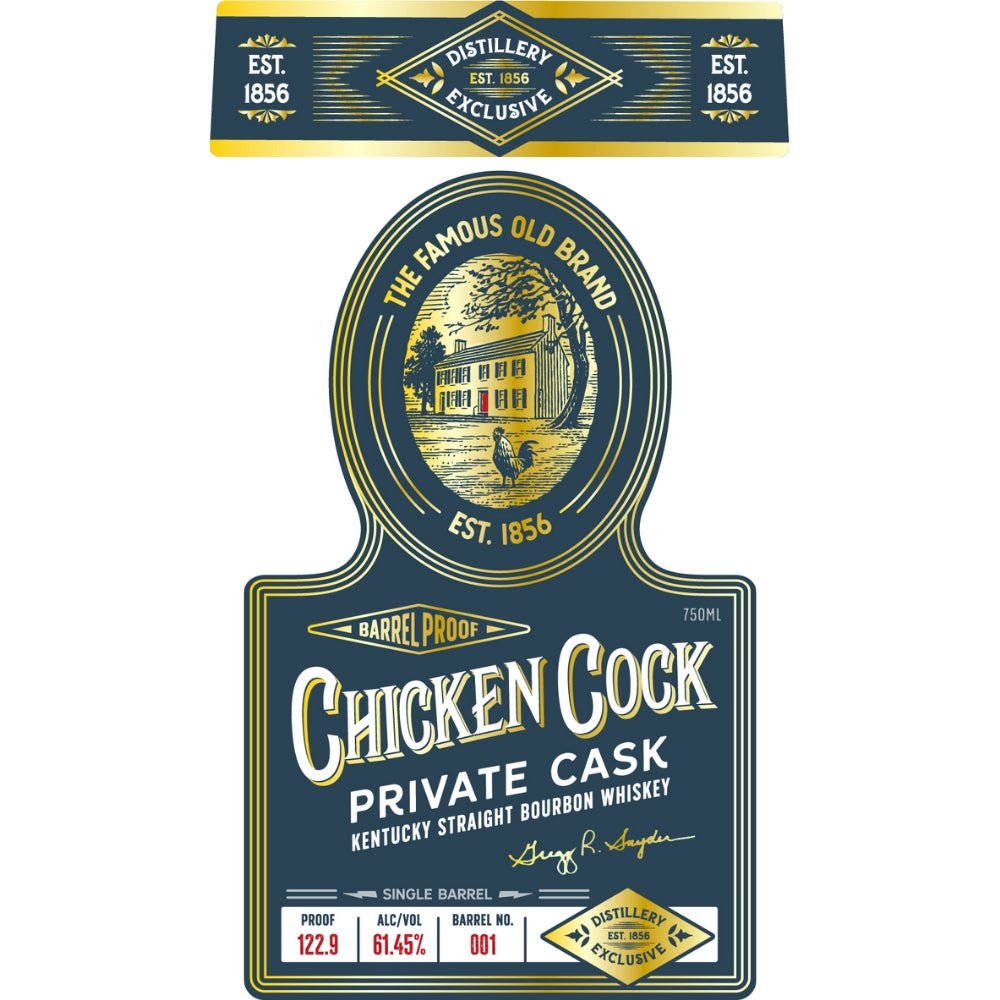 Buy Chicken Cock Single Barrel Private Cask Bourbon® Online | Bourbon ...