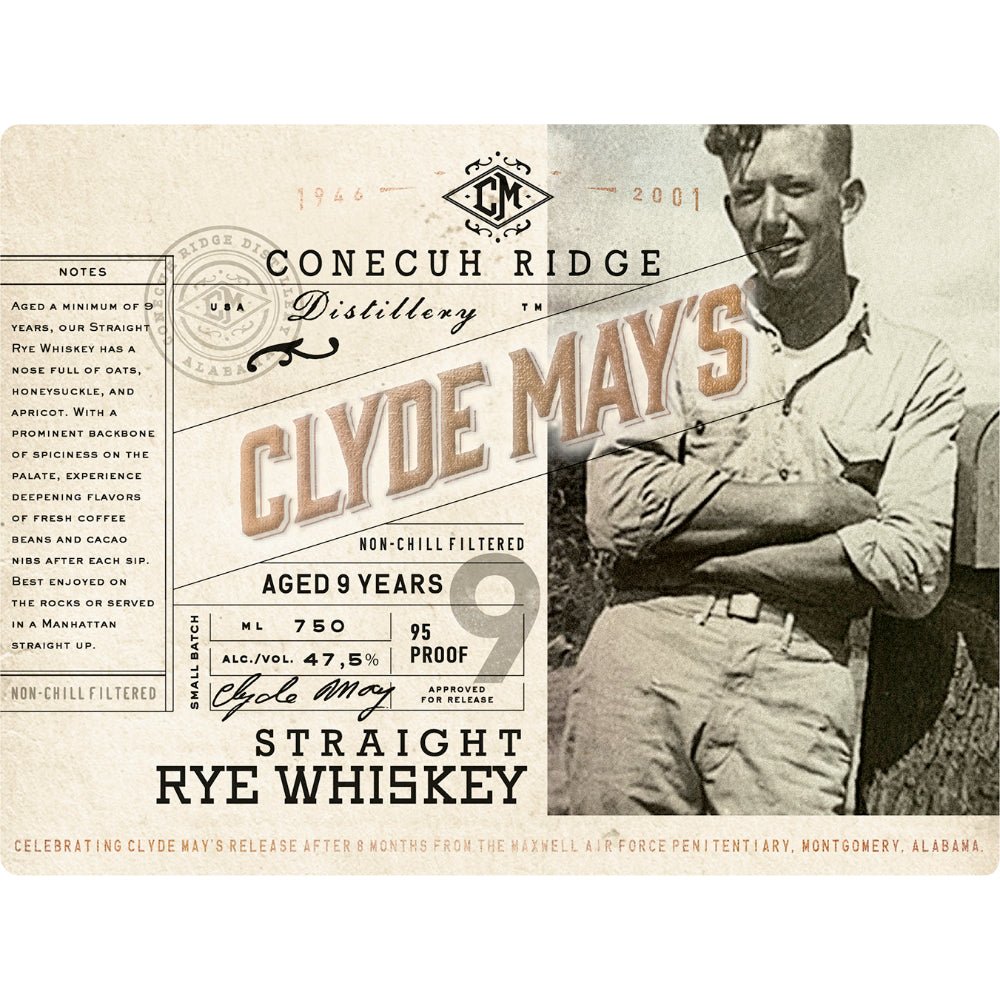 Buy Clyde May's 9 Year Old Straight Rye Whiskey® Online | Rye Whiskey ...