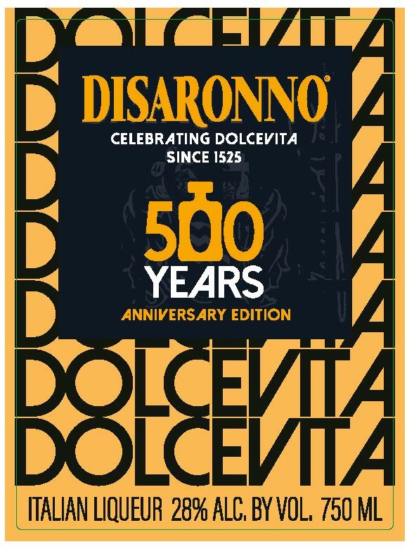 Buy Disaronno 500 Years Anniversary Edition Amaretto Liqueur Dolce Vita ...