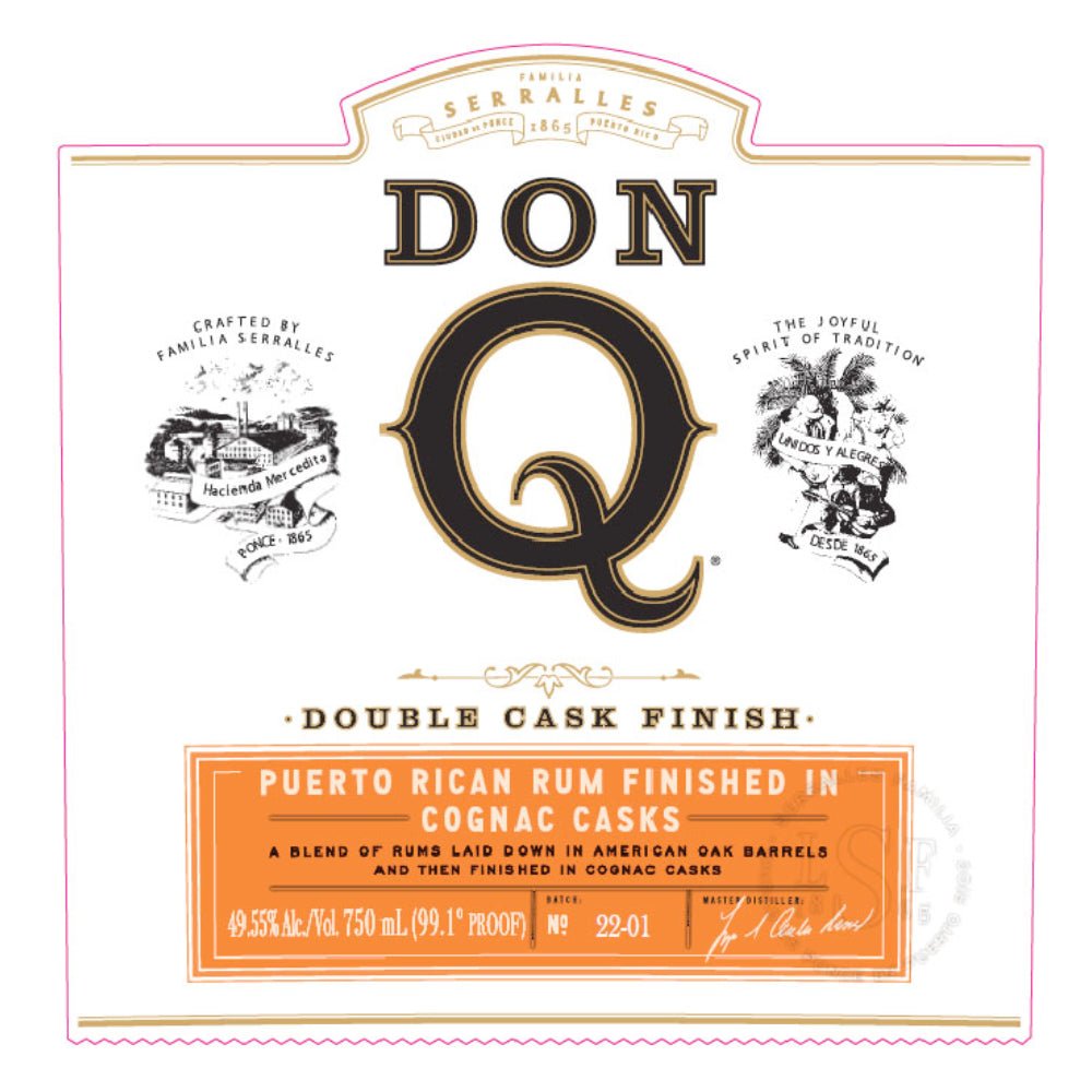 Buy Don Q Double Cask Aged Cognac Cask Finish Rum® Online | Rum Delivered Nationwide