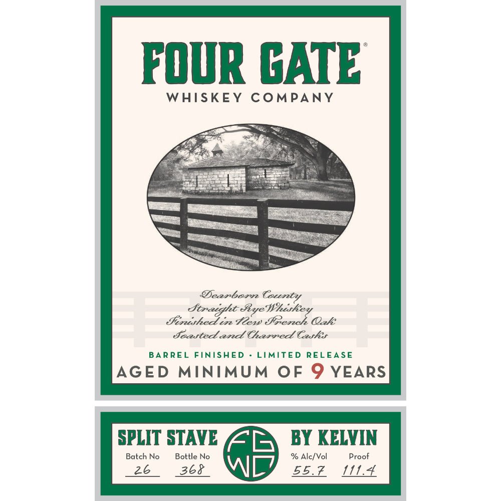 Buy Four Gate Split Stave Rye Whiskey By Kelvin® Online | Rye Whiskey ...
