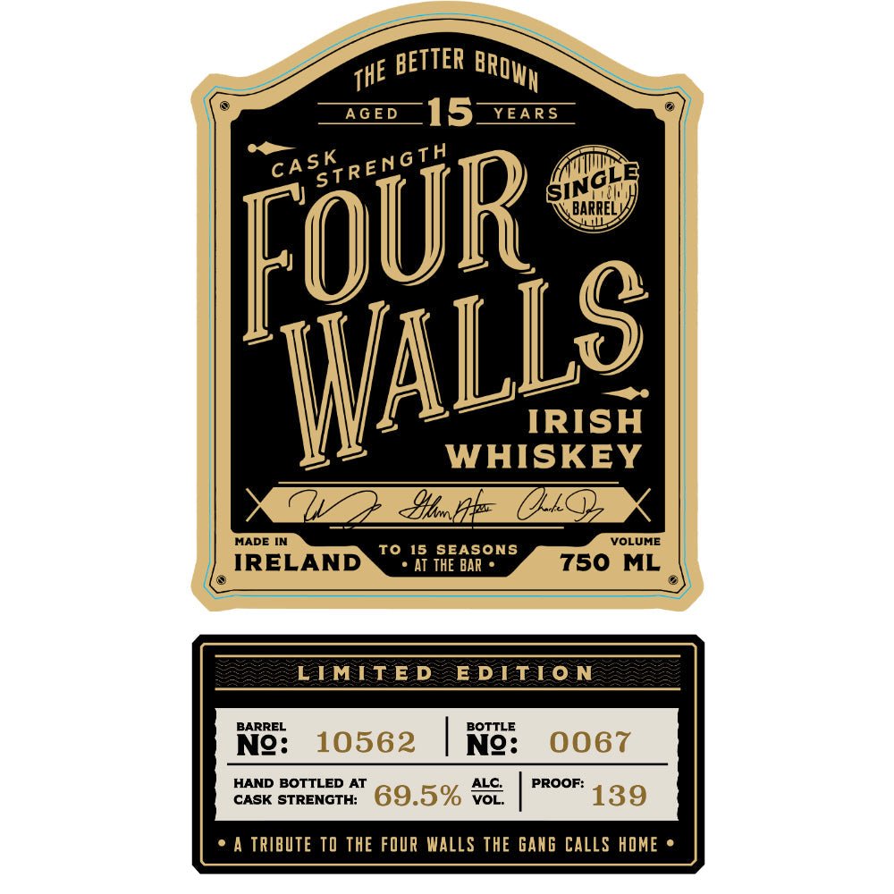 Buy Four Walls Cask Strength Irish Whiskey Limited Edition® Online ...