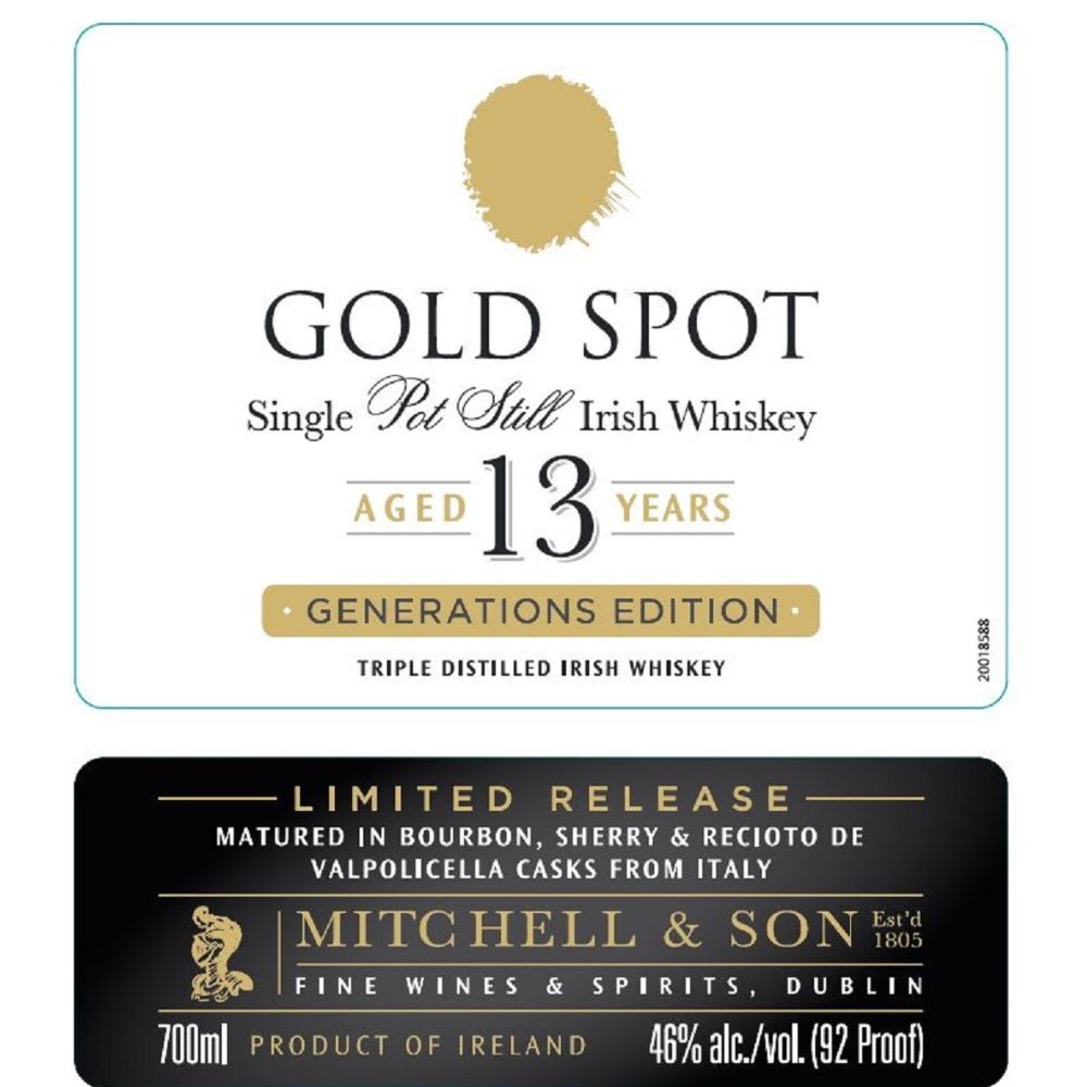 Buy Gold Spot Generations Edition 13 Year Old Irish Whiskey® Online ...