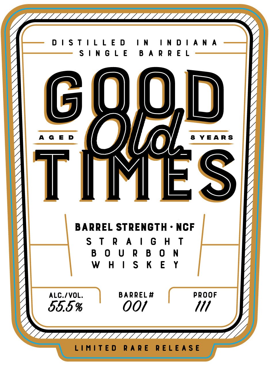 Buy Good Old Times 8 Year Aged Single Barrel Bourbon Barrel Strength ...
