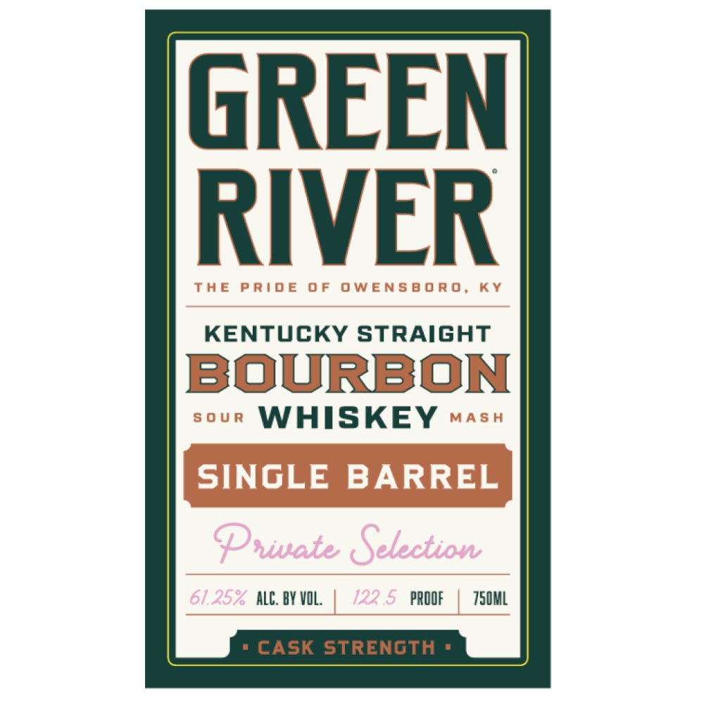 Buy Green River Cask Strength Single Barrel Bourbon® Online | Bourbon ...