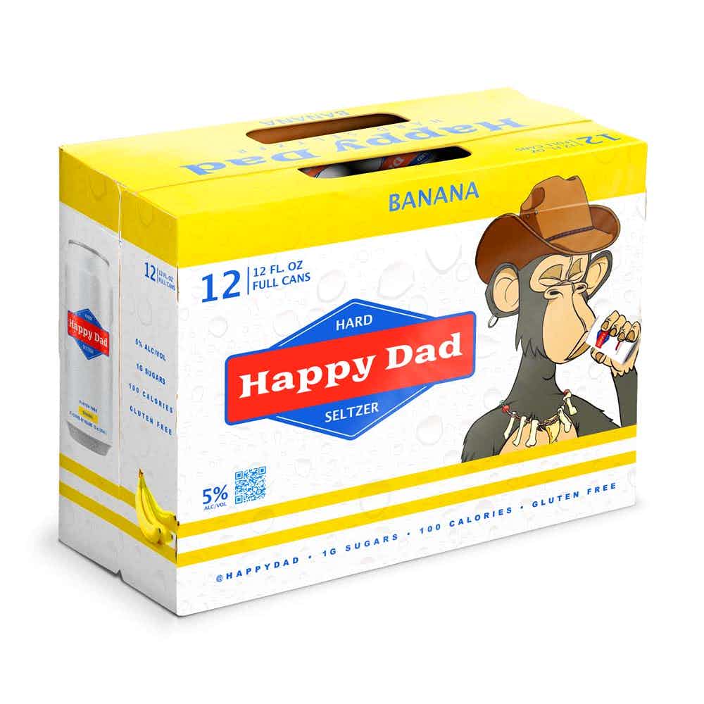 Buy Happy Dad Banana Hard Seltzer Limited Edition 12pk® Online | Hard ...
