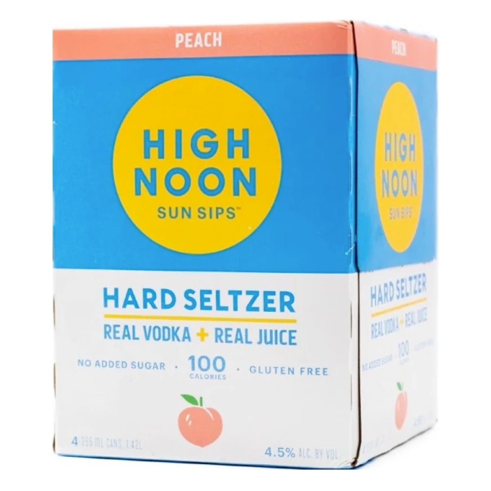 Buy High Noon Peach 4 Pack® Online | Hard Seltzer Delivered Nationwide