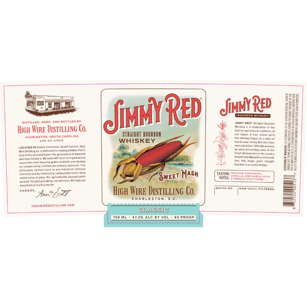 Buy High Wire Jimmy Red Classic Sweet Mash Straight Bourbon® Online ...