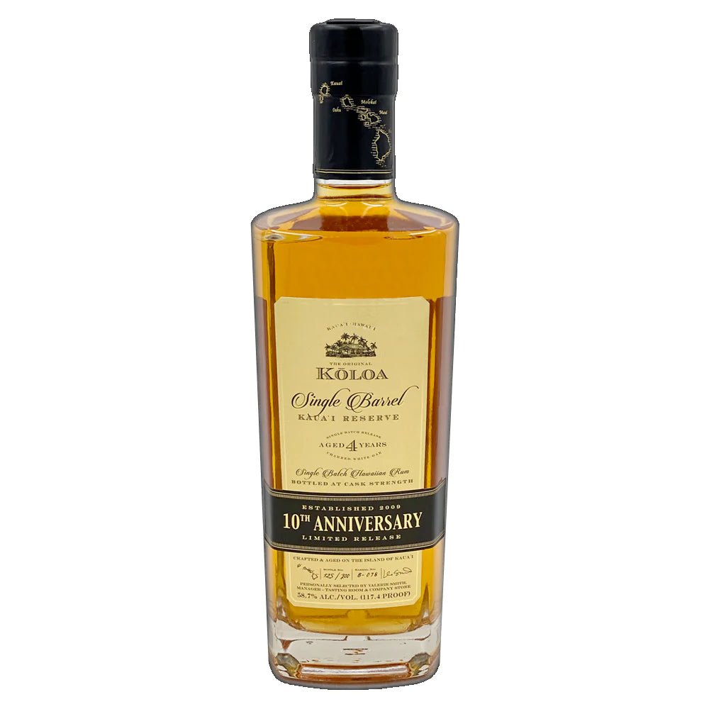 Buy Koloa Kauai 10th Anniversary Single Barrel Rum® Online | Rum ...