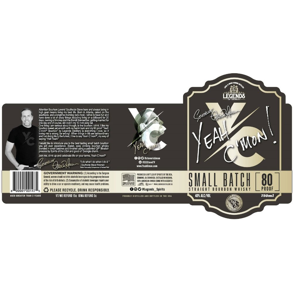 Buy Legends Yeah C’mon Small Batch Bourbon® Online | Bourbon Delivered ...
