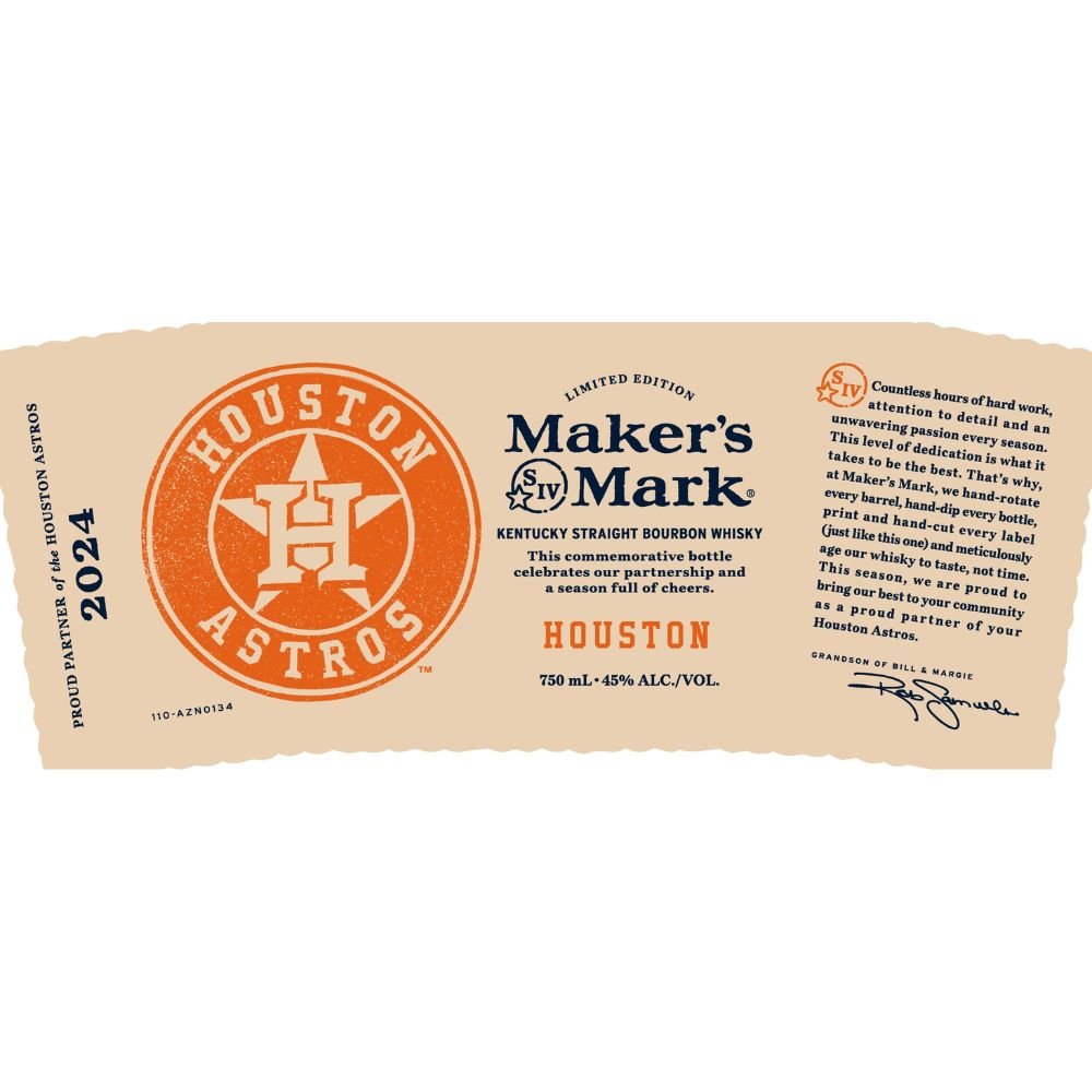 Buy Maker’s Mark Houston Astros Straight Bourbon 2024 Release® Online ...