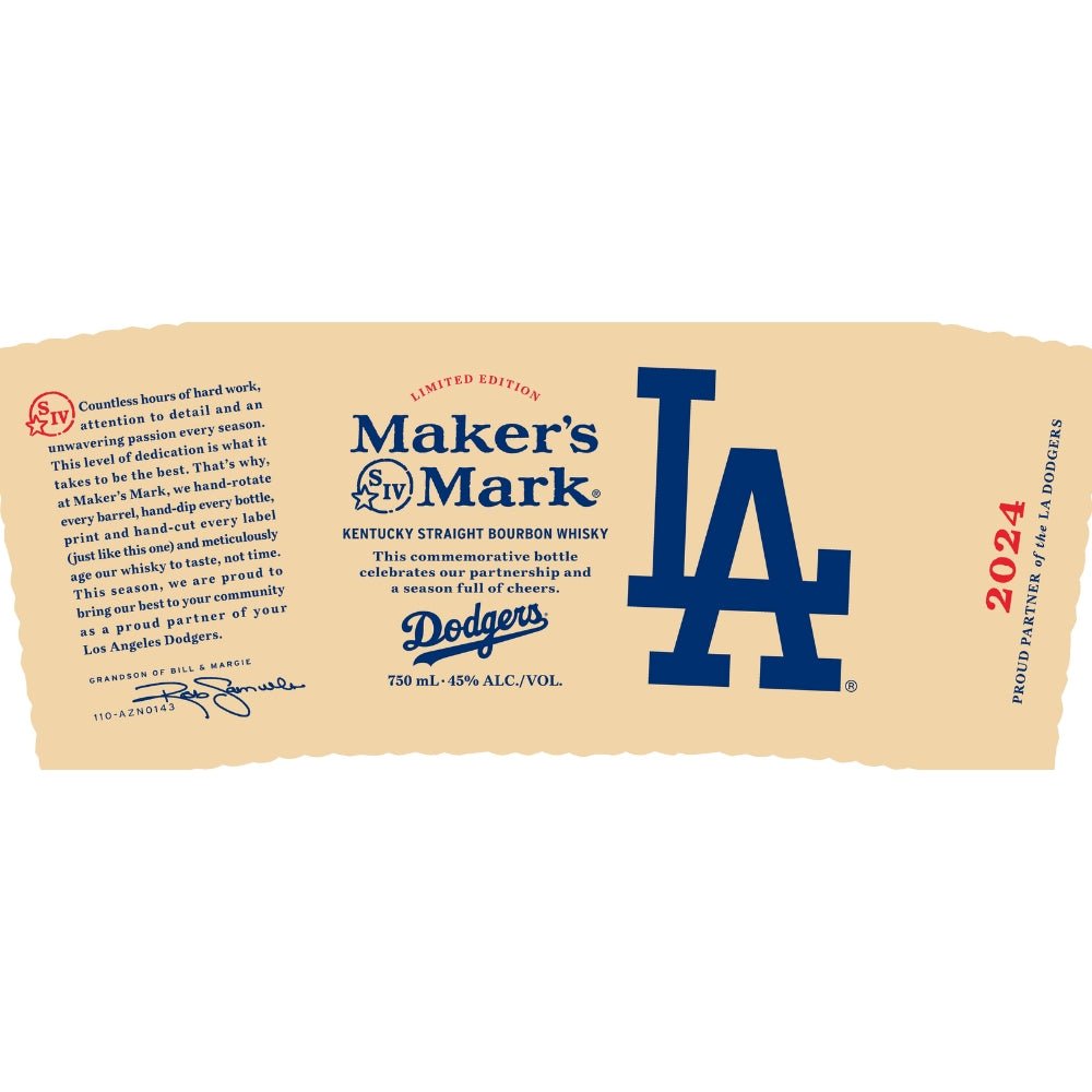 Buy Maker’s Mark LA Dodgers 2024 Limited Edition® Online | Bourbon ...