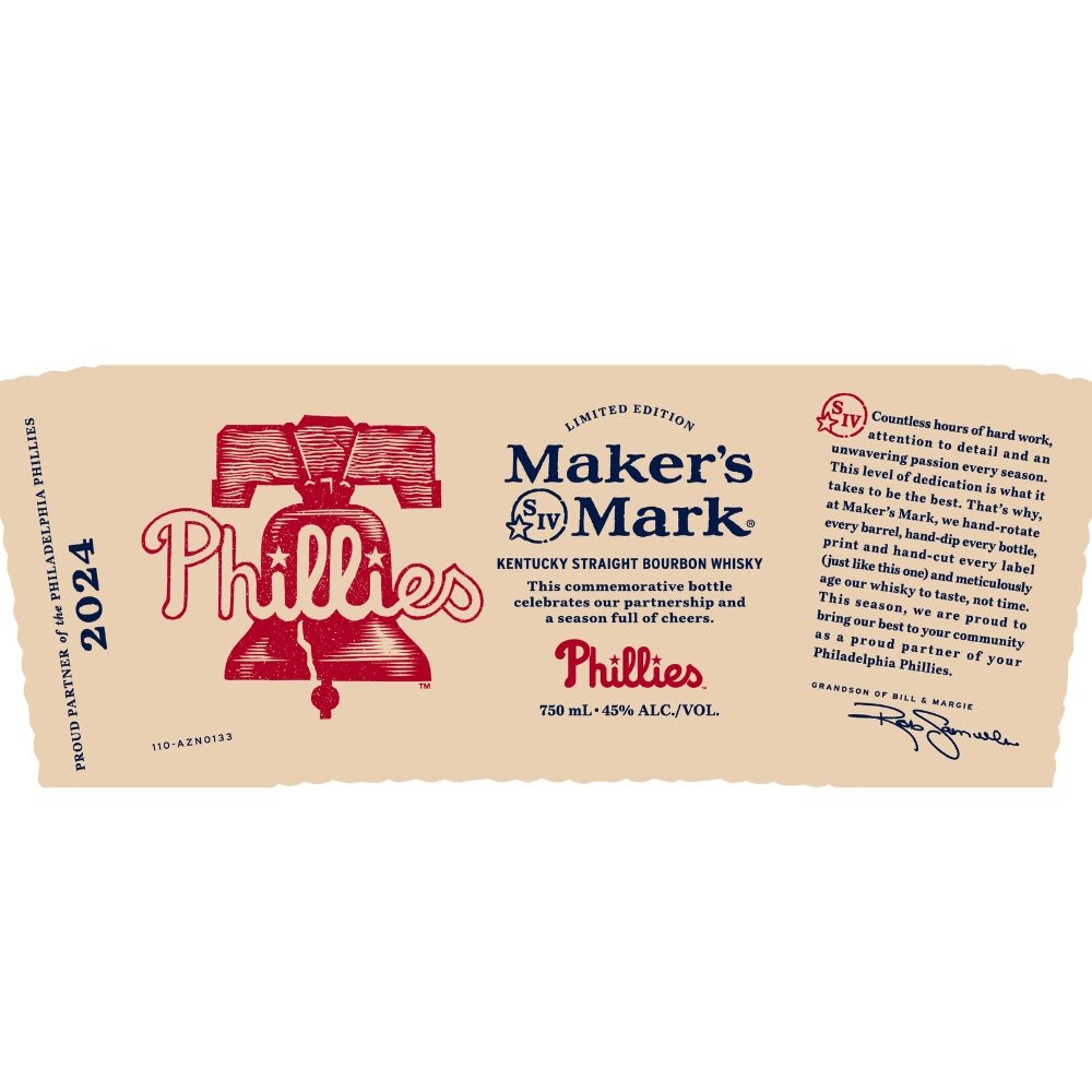 Buy Maker’s Mark Philadelphia Phillies Straight Bourbon 2024 Release ...