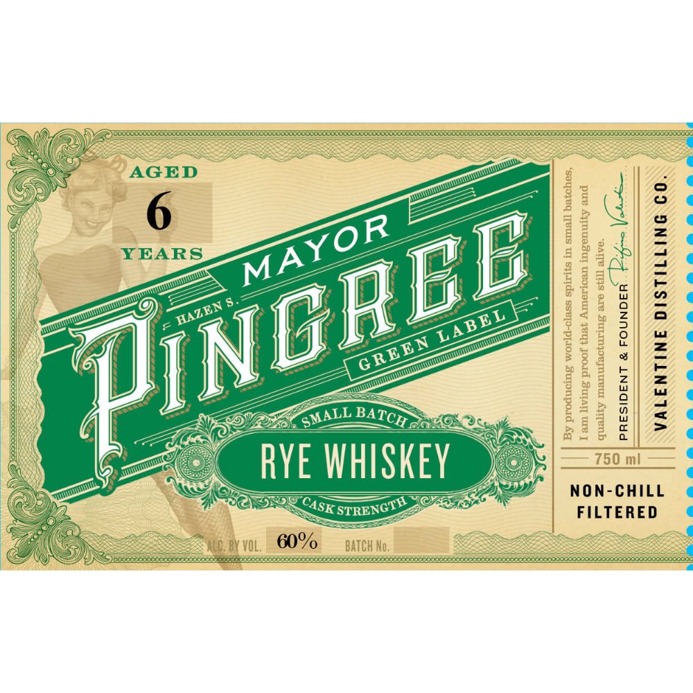 Buy Mayor Pingree Green Label Rye Whiskey® Online | Rye Whiskey ...