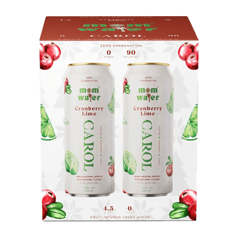 Buy Mom Water Carol - Cranberry Lime Cocktail 12.oz 4 Pack® Online ...