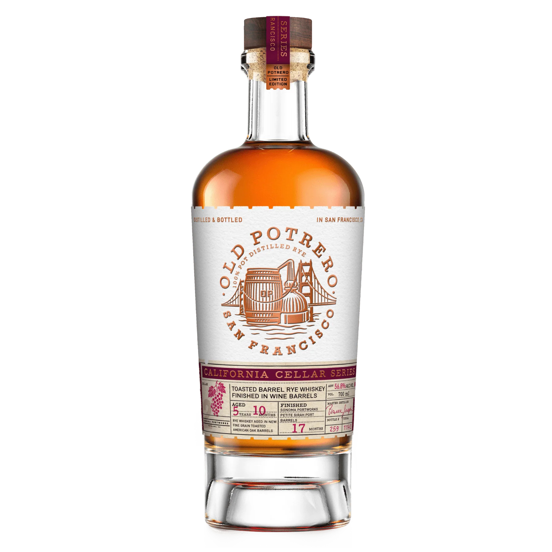 Buy Old Potrero California Cellar Series #02 Toasted Barrel Rye Whiskey ...