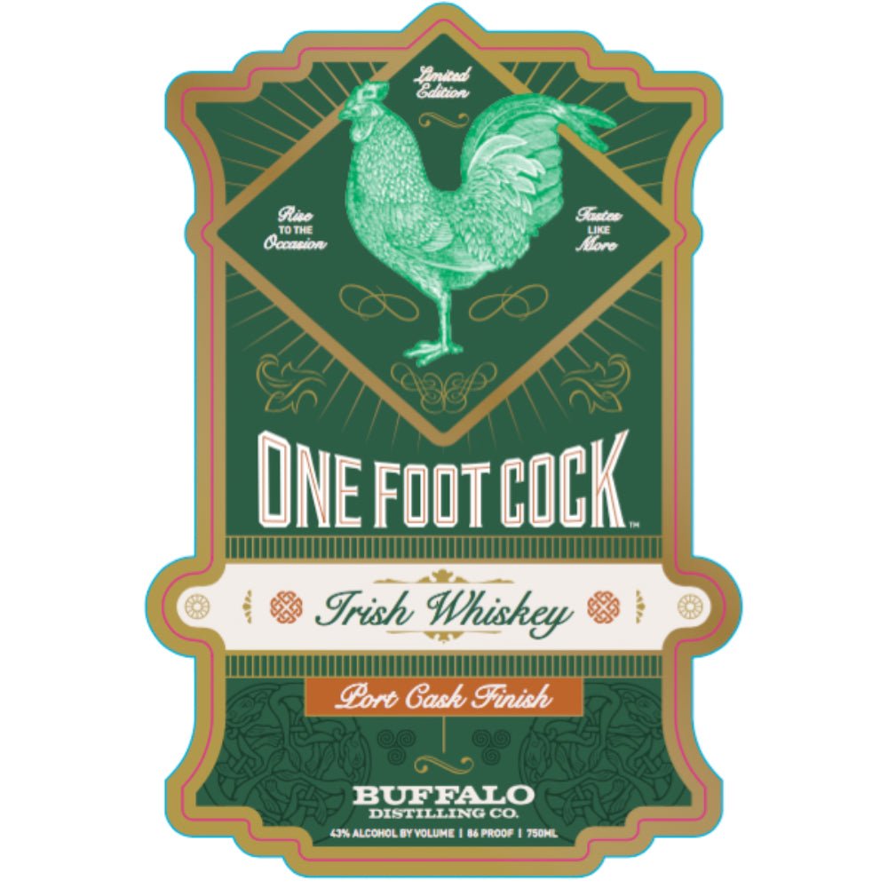 Buy One Foot Cock Port Cask Finish Irish Whiskey® Online | Irish ...