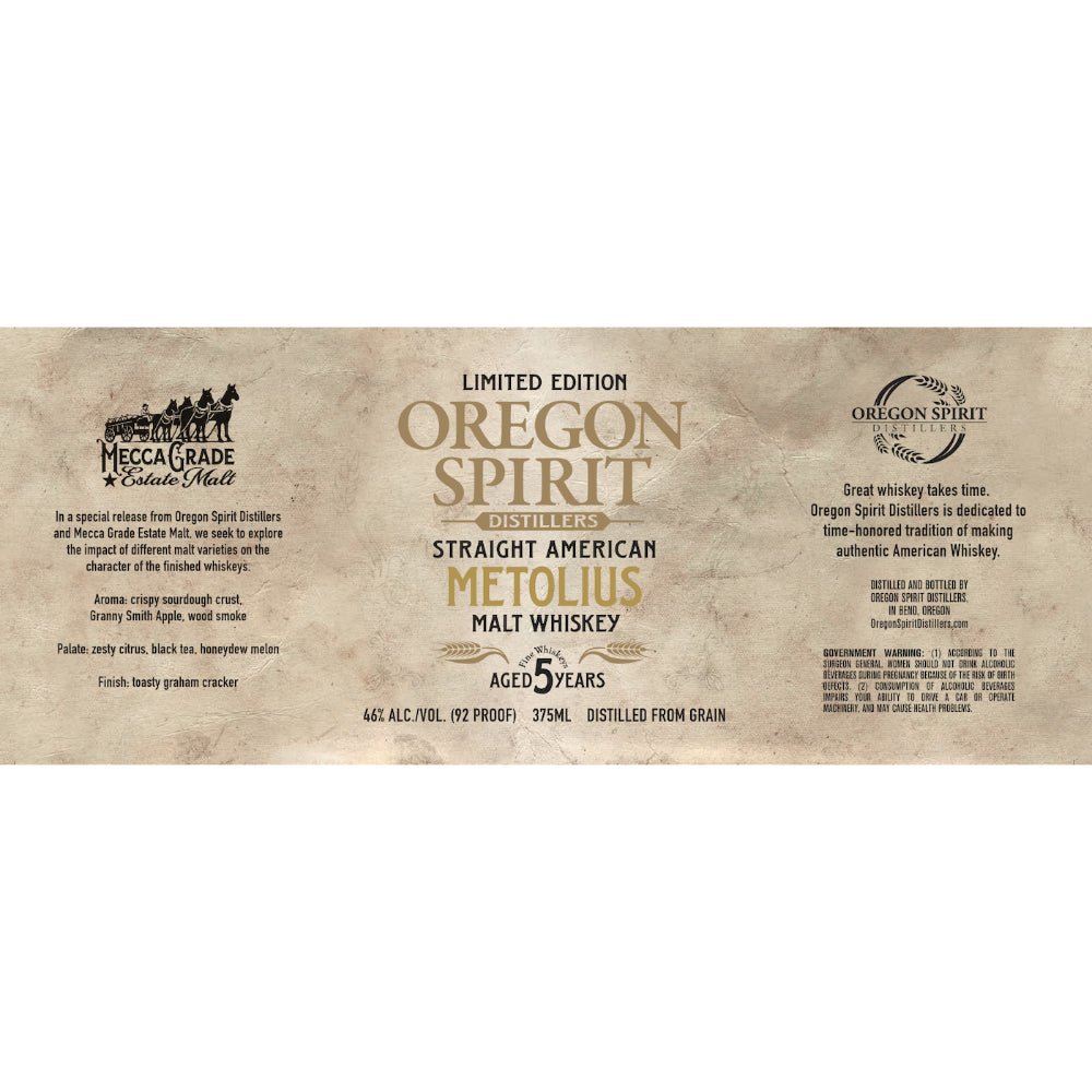 Buy Oregon Spirit Distillers Metolius Straight Malt Whiskey® Online ...