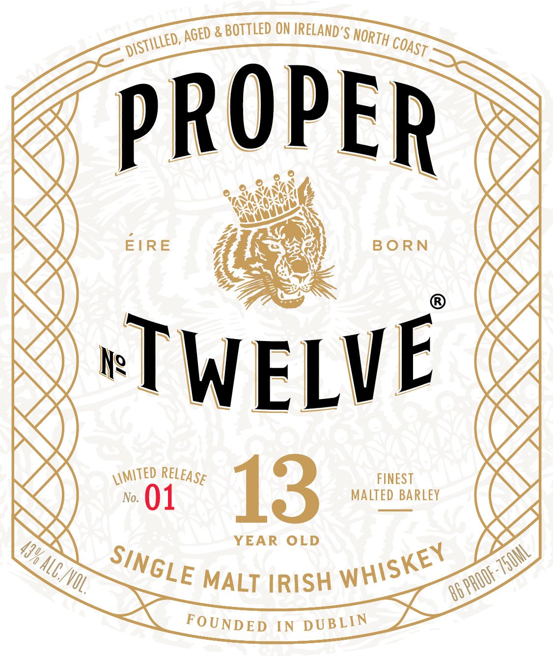 Buy Proper No. Twelve 13 Year Old Single Malt Irish Whiskey Limited ...