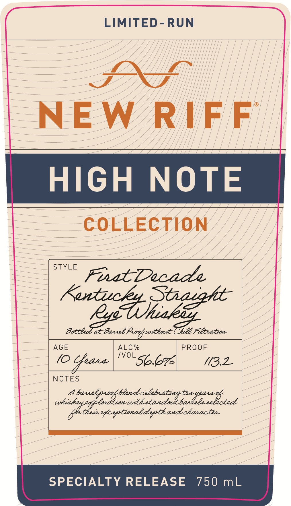 Buy New Riff High Note First Decade Kentucky Straight Rye Whiskey 10 ...