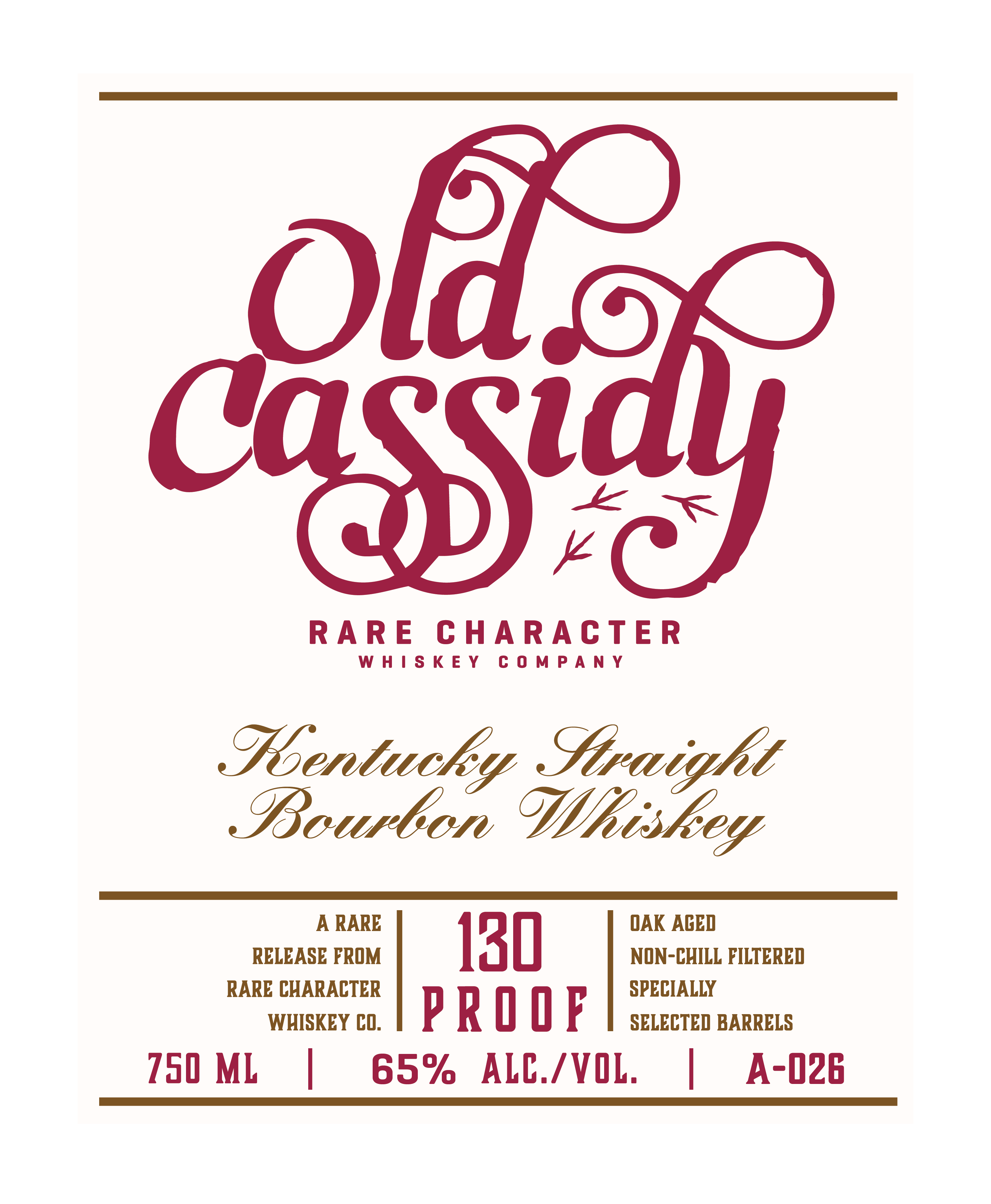 Buy Rare Character Old Cassidy Kentucky Straight Bourbon Whiskey ...