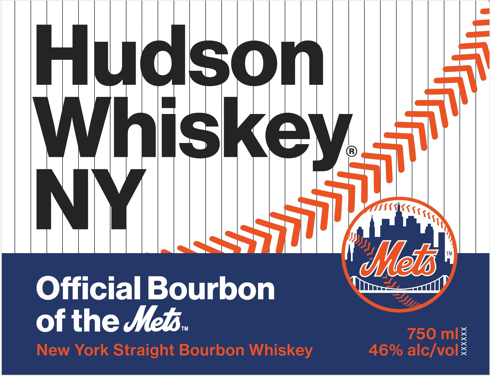 Buy Hudson Whiskey NY x Mets™ New York Straight Bourbon Whiskey Limited ...