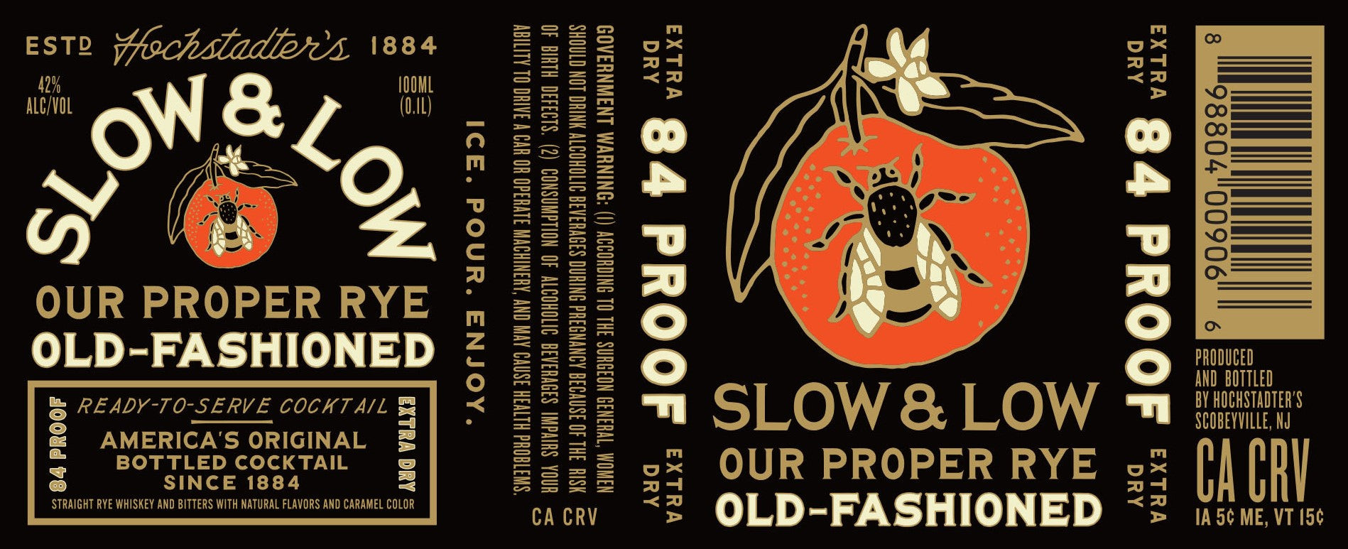 Buy Slow & Low Proper Rye Old-Fashioned – Ready-to-Serve Cocktail ...