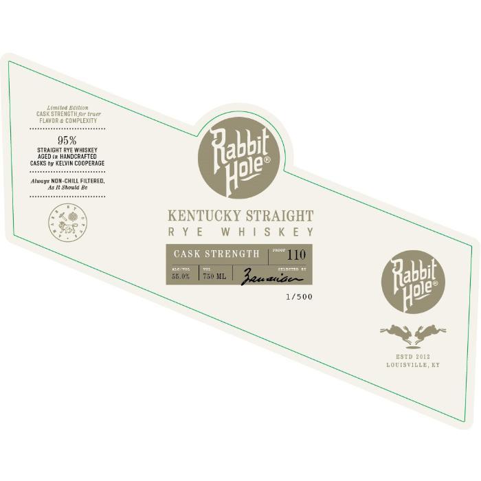 Buy Rabbit Hole Cask Strength Rye® Online | Rye Whiskey Delivered ...