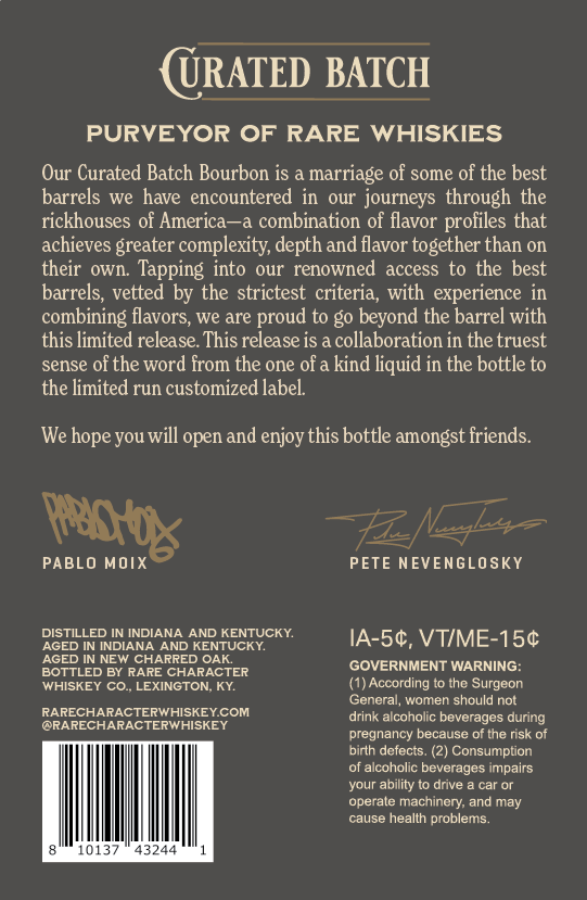 Buy Rare Character Curated Batch Cask Strength Straight Bourbon Batch ...