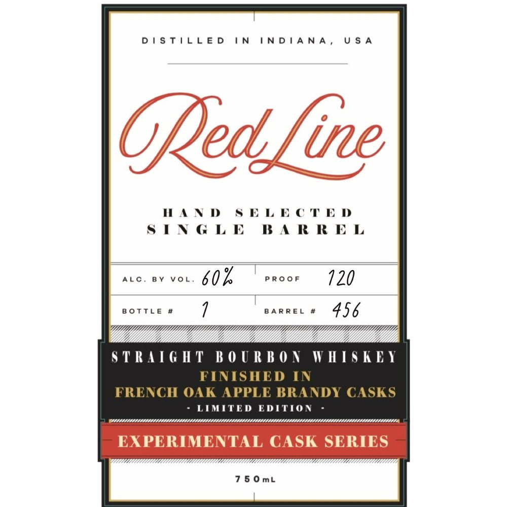 Buy Red Line Experimental Cask Bourbon Finished in French Oak Apple ...