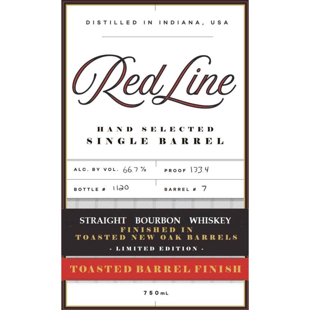 Buy Red Line Single Barrel Bourbon Finished In Toasted New Oak Barrels ...