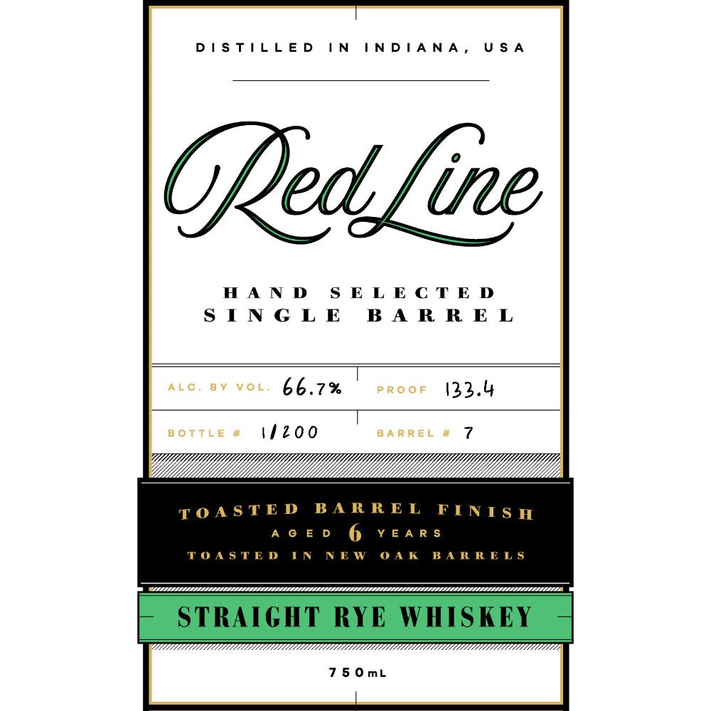 Buy Red Line Toasted Barrel Finish Rye Aged 6 Years® Online | Rye ...