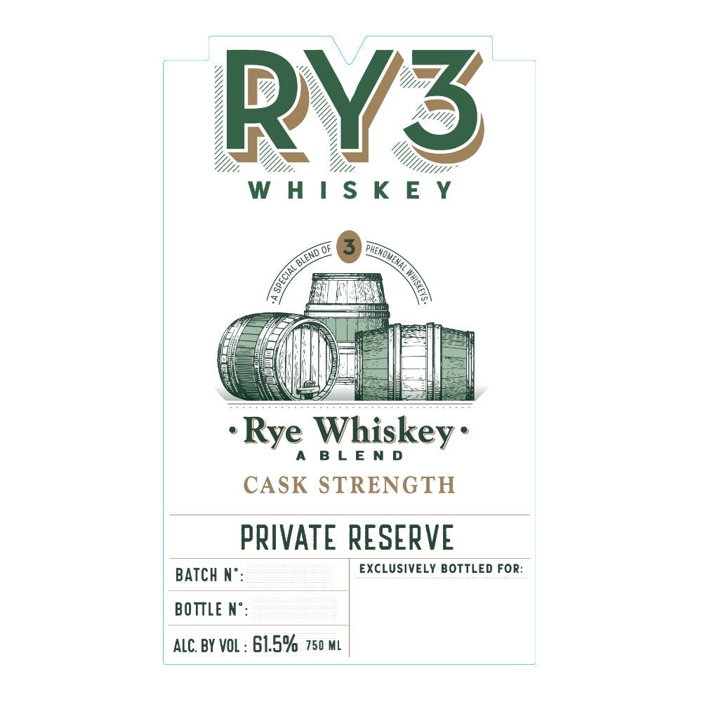 Buy Ry3 Rum Cask Finish Blended Rye Whiskey® Online | Rye Whiskey ...