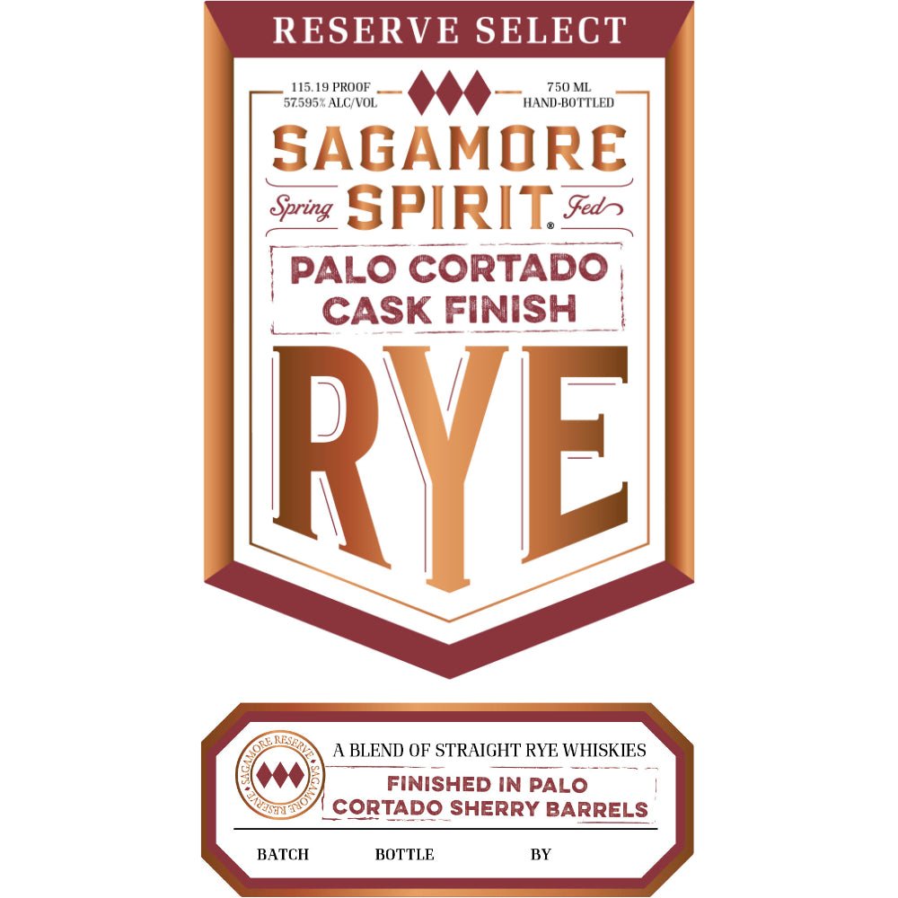 Buy Sagamore Spirit Reserve Select Palo Cortado Cask Finish Rye® Online ...