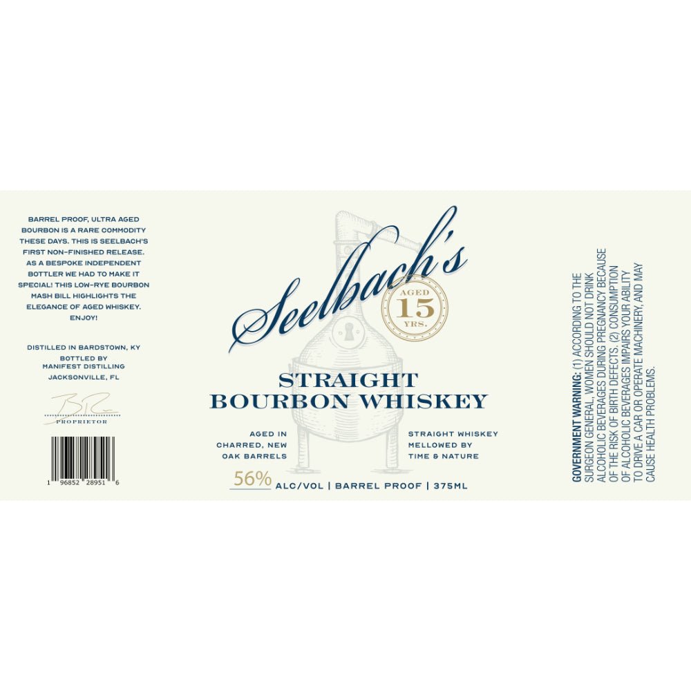 Buy Seelbach’s 15 Year Old Straight Bourbon® Online | Bourbon Delivered ...