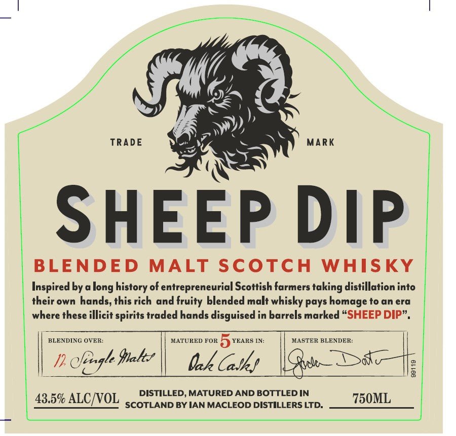Buy Sheep Dip Blended Malt Scotch Whisky 750ml® Online | Delivered ...